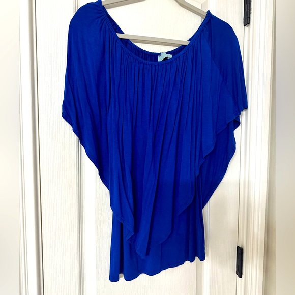 Tops | Royal Blue Top Large | Poshmark